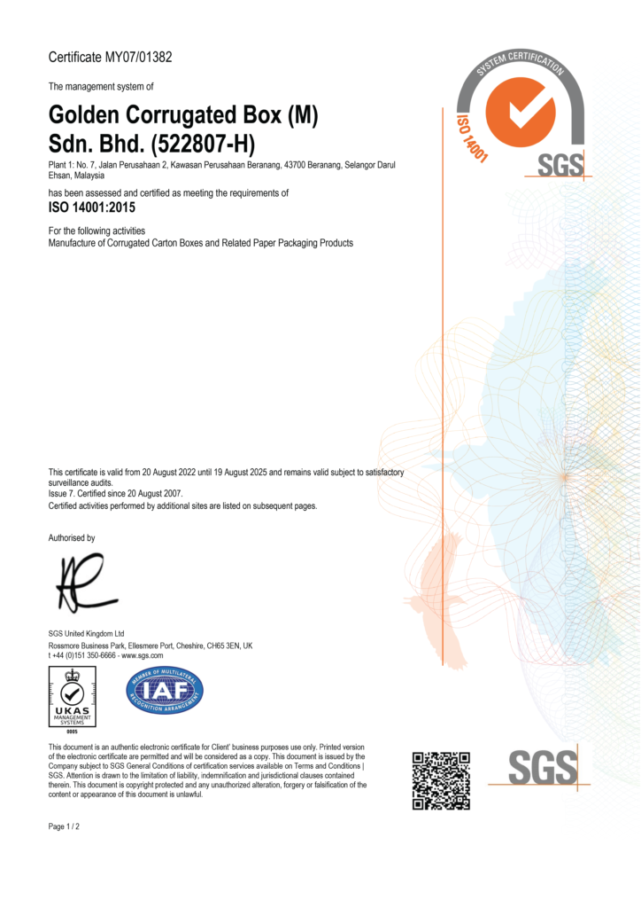 Corrugated Box Carton Box Supplier Malaysia - Box Packaging Supplier